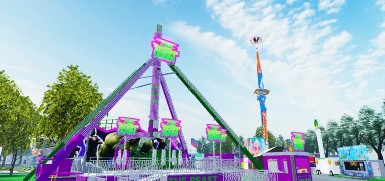¡ACTUALIZACIÓN DE 165K BIG MAP/RIDES! Town Funfair 2024 - Roblox