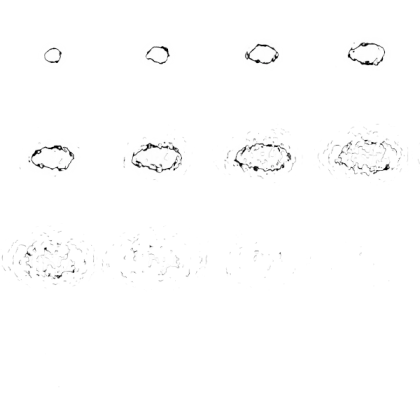 Cursed energy shard Flipbook VFX
