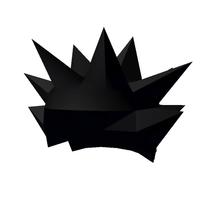 Punk Spiky hair ( black ) | Roblox Item - Rolimon's