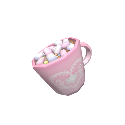 Christmas Cute Pink Hot Coco | Roblox Item - Rolimon's