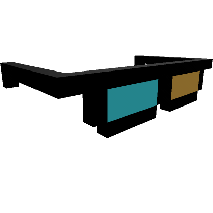 Blocky Inverted Retro Sunglasses | Roblox Item - Rolimon's