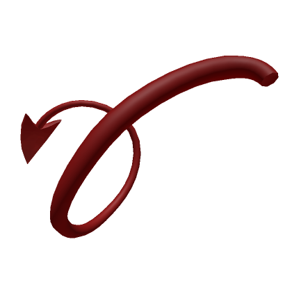 Pure Red Spiral Demon Tail | Roblox Item - Rolimon's