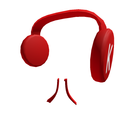 [⏳]Red Kanji Headphones | Roblox Item - Rolimon's