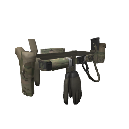 Multipat Buffalo Belt w/ Jungleland Holster | Roblox Item - Rolimon's