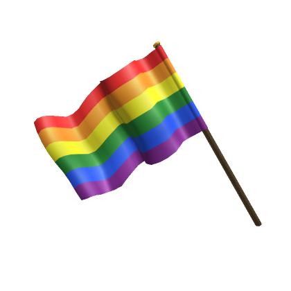 Rainbow LGBTQ+ Pride Flag (Right) | Roblox Item - Rolimon's