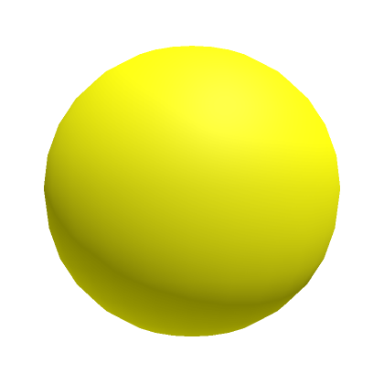 Matte Yellow Sphere (For big pumpkins) | Roblox Item - Rolimon's