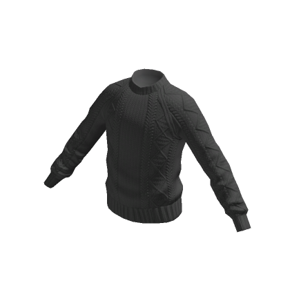 Knit Sweater - Gray - Roblox