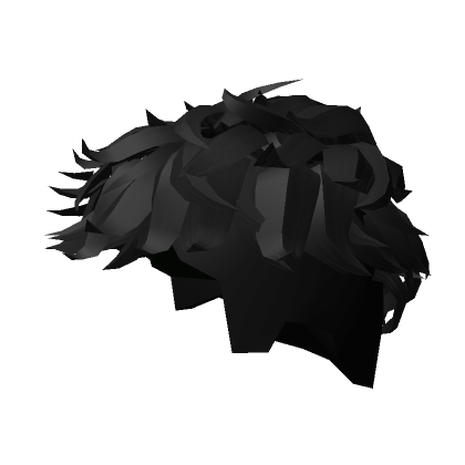 Wavy Fringe Boy Hair Black | Roblox Item - Rolimon's