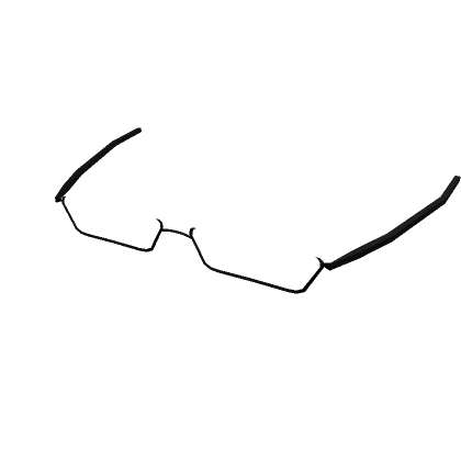 Low Frame Glasses Black | Roblox Item - Rolimon's