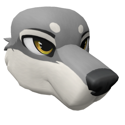 Grey Wolf Head | Roblox Item - Rolimon's
