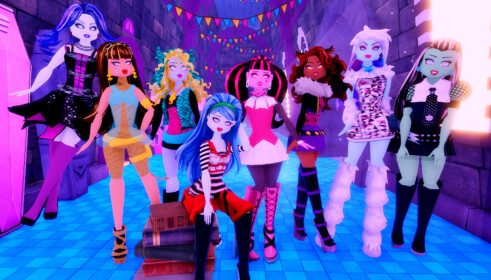Ghoul Szkoła (Monster High 3D Roleplay!) - Roblox