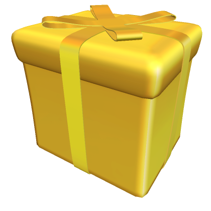 Golden Gift Box | Roblox Item - Rolimon's