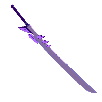 Purple Anime Back Sword | Roblox Item - Rolimon's