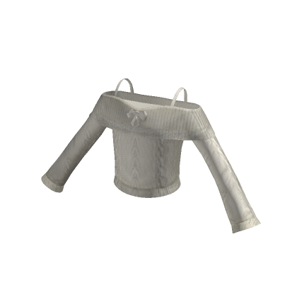 Cute Off Shoulder Top - White | Roblox Item - Rolimon's
