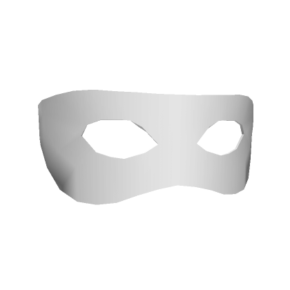 Superhero Mask - Silver / White | Roblox Item - Rolimon's
