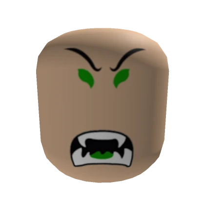 Green Beast Face | Roblox Item - Rolimon's