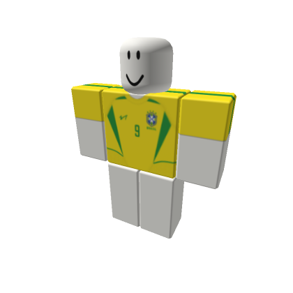 Ronaldo Nazario R9 Brazil Home 2002 brasil bresil - Roblox