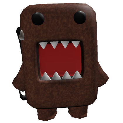 กระเป๋าเป้สะพายหลัง Domo Beast Bear หนึ่งสายสีน้ําตาล Y2K 1.0 - Roblox