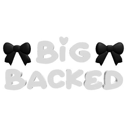 big backed | Roblox Item - Rolimon's