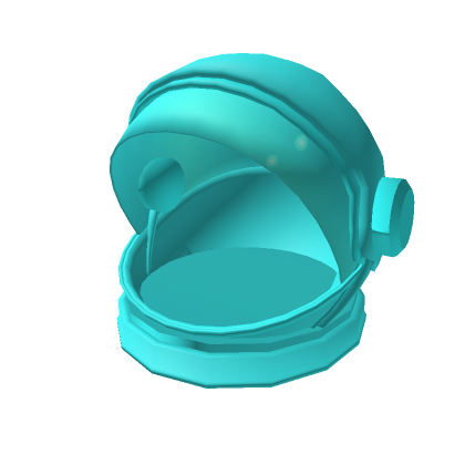 Astronaut Cyan Blue Helmet Visor Open Space | Roblox Item - Rolimon's