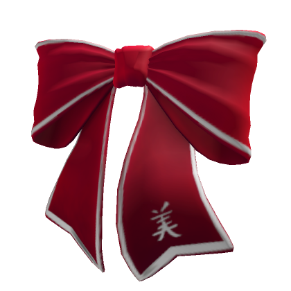 Large Red Beauty Bow | Roblox Item - Rolimon's
