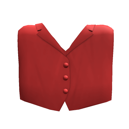 Gilet costume rouge 1.0 - Roblox