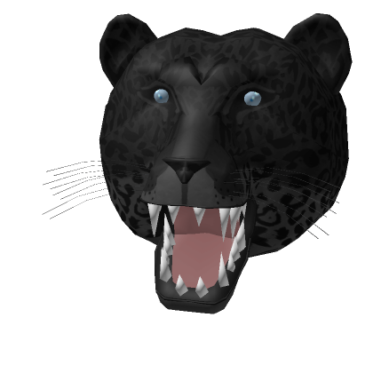 Black Jaguar Panther Full Head Animal | Roblox Item - Rolimon's