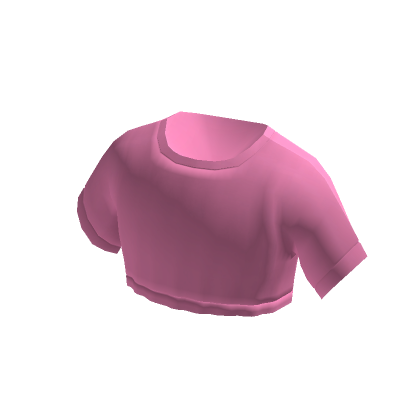 Cropped Pink T Shirt | Roblox Item - Rolimon's