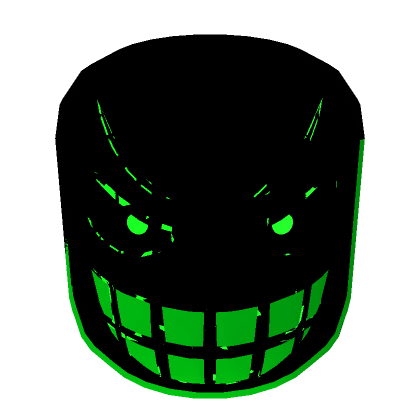 Animated Glitch Shadow Head - Green | Roblox Item - Rolimon's