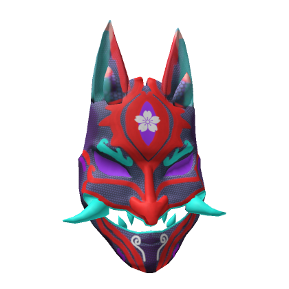 Demon Oni Mask Red x Blue | Roblox Item - Rolimon's