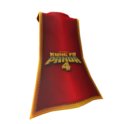 Dragon Warrior's Red Cape - Kung Fu Panda 4 | Roblox Item - Rolimon's