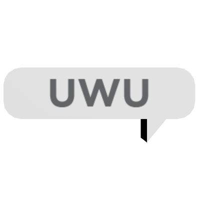 [MOVES] UWU Chat Bubble | Roblox Item - Rolimon's