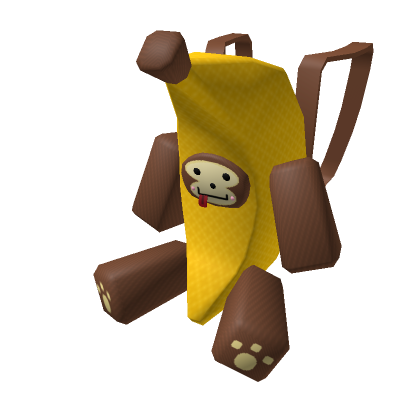 Monkey Plushie Back Pack 1.0 | Roblox Item - Rolimon's