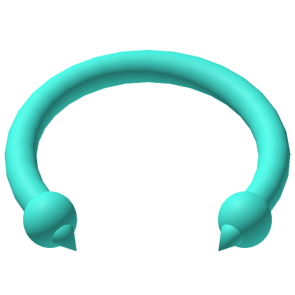 Cyan 1.0 Nose Spike Piercing | Roblox Item - Rolimon's