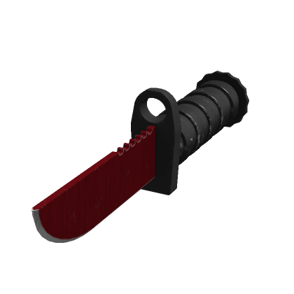 Holdable Tactical Knife - Red | Roblox Item - Rolimon's