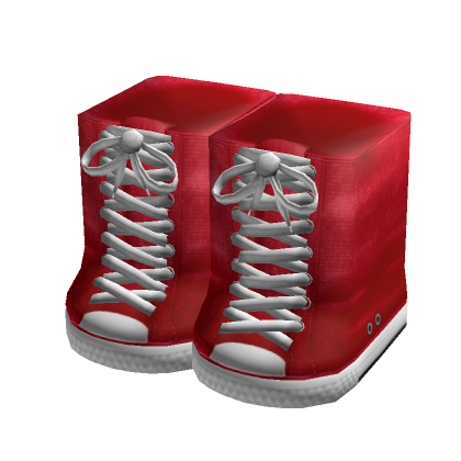 Y2K Knee High Shoes Red | Roblox Item - Rolimon's