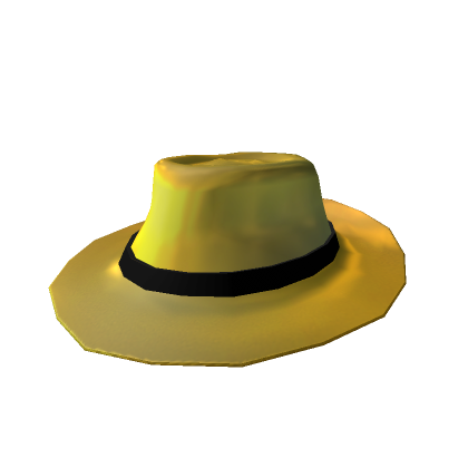 Luxury Gold Fedora | Roblox Item - Rolimon's