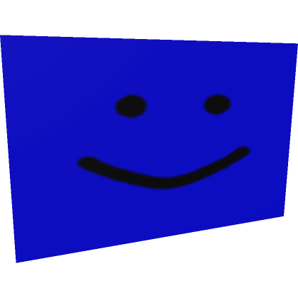 BIGGEST Noob Face Accessory (Blue) | Roblox Item - Rolimon's