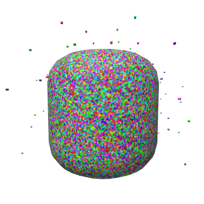 RGB TV-Static Head | Roblox Item - Rolimon's