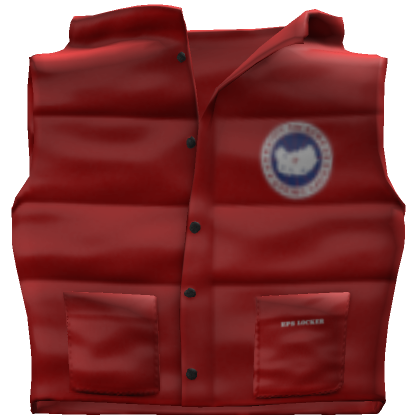 Red Canada Goose Puffer Vest (3.0) | Roblox Item - Rolimon's