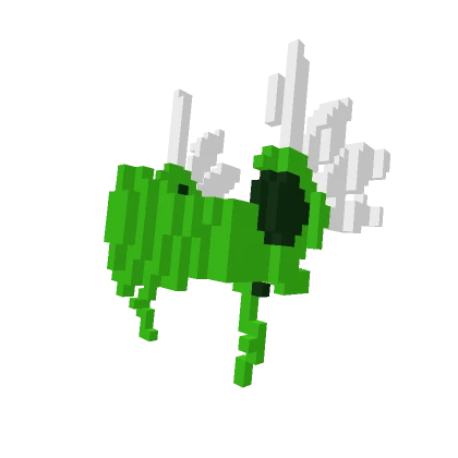 Devs Emerald 8-Bit Pixel Valkyrie Helm | Roblox Item - Rolimon's