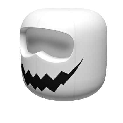 Halloween Scary Ski Mask Balaclava || White | Roblox Item - Rolimon's