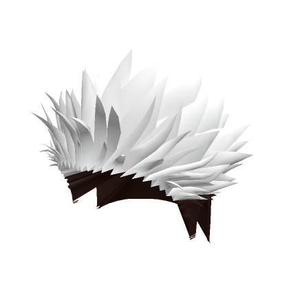 Curse White & Brown Spikey Hair | Roblox Item - Rolimon's