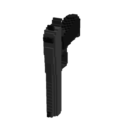 Holdable Voxel Gun {Black Left} | Roblox Item - Rolimon's