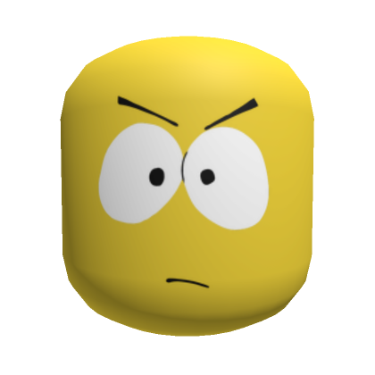 Cartoon Angry Face | Roblox Item - Rolimon's