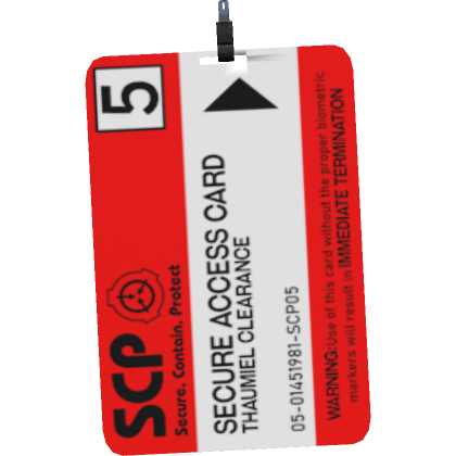 SCP Security Keycard: Level 5 | Roblox Item - Rolimon's