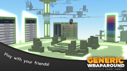 [NEW]Generic Wraparound Difficulty Chart Obby - Roblox