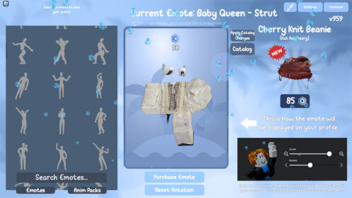 Emote Poses (Prova le Emozioni e Modifica l'Immagine del Profilo!) - Roblox