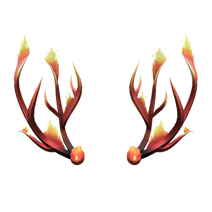 Fire Antlers - Fiery Red | Roblox Item - Rolimon's