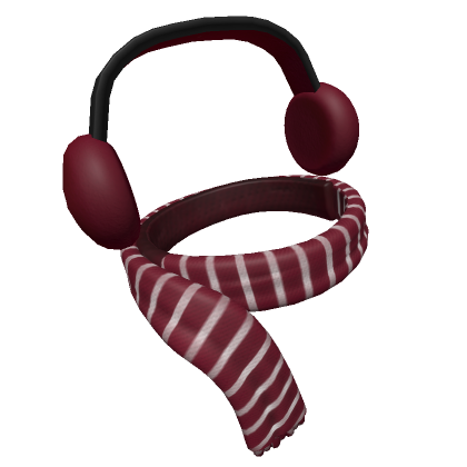 Winter Scarf & Earmuffs: Red | Roblox Item - Rolimon's